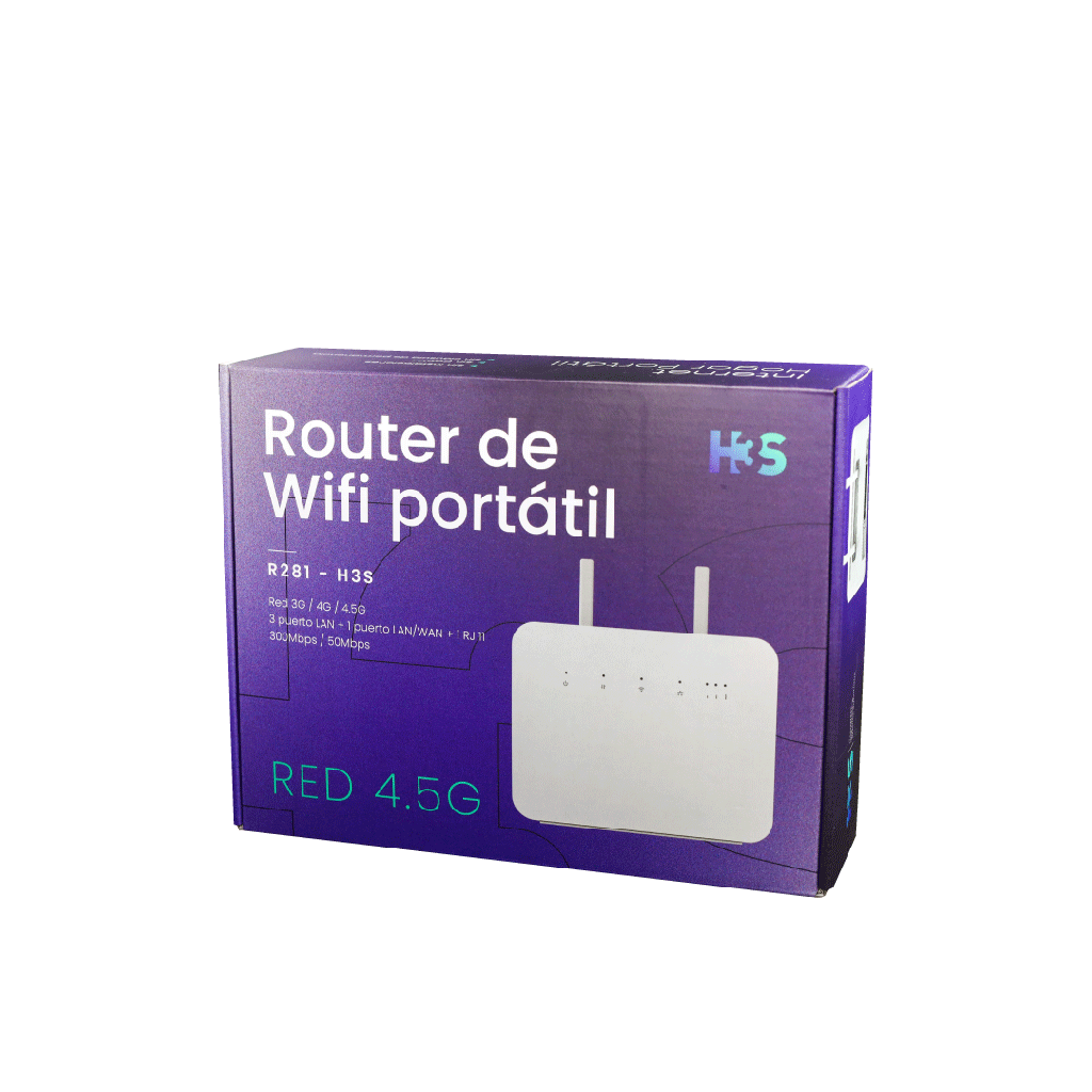 Módem Portátil 4.5G para Internet Hogar Portátil | Tienda H3S